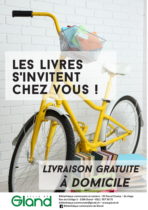 Les livres s’invitent chez vous ! : livraison gratuite à domicile ...